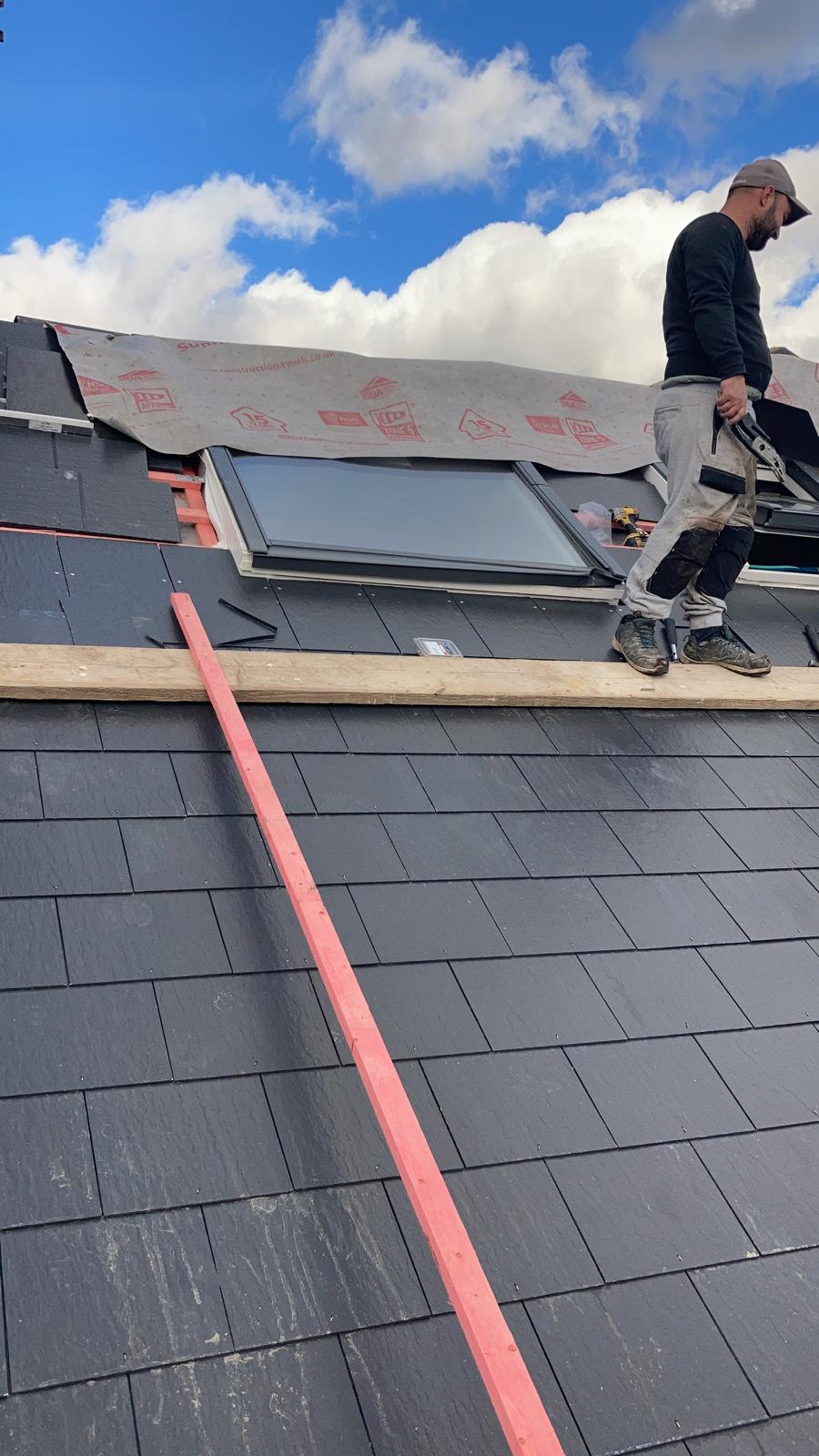 Velux Windows and Cedral Rivendale Slate | New Roof Works